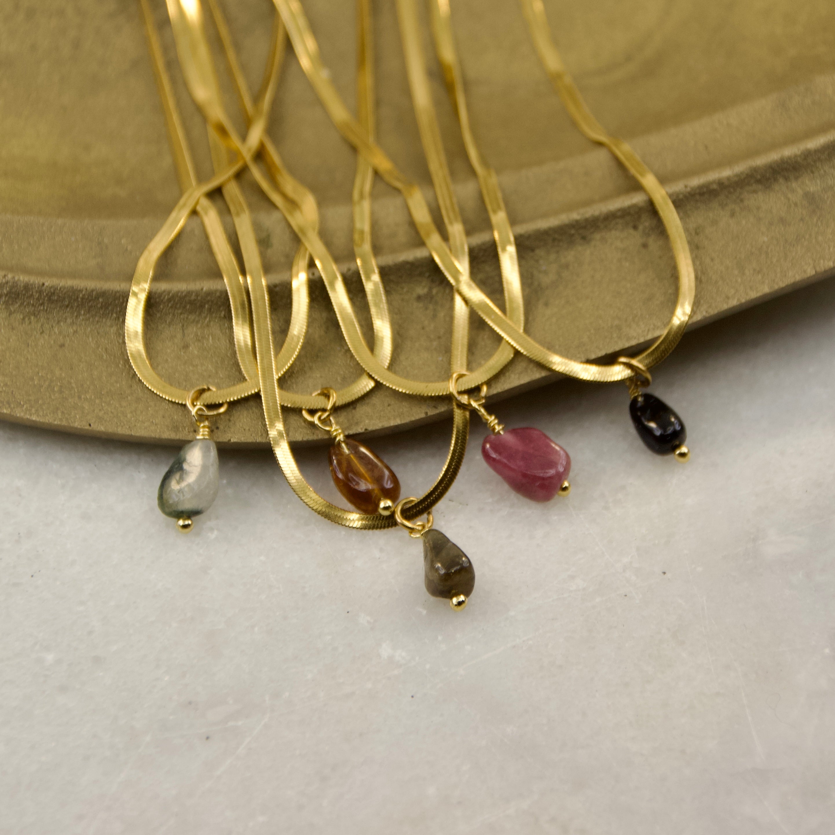 Divine Treasures Tourmaline Stone Pendant – veluna